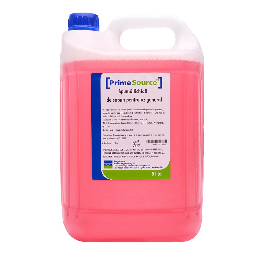 Sapun lichid spuma Prime Source, citrice, 5L