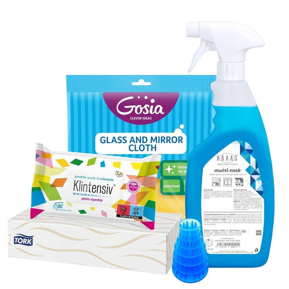 Kit curatenie birou My Office cu produse igienizare si odorizant