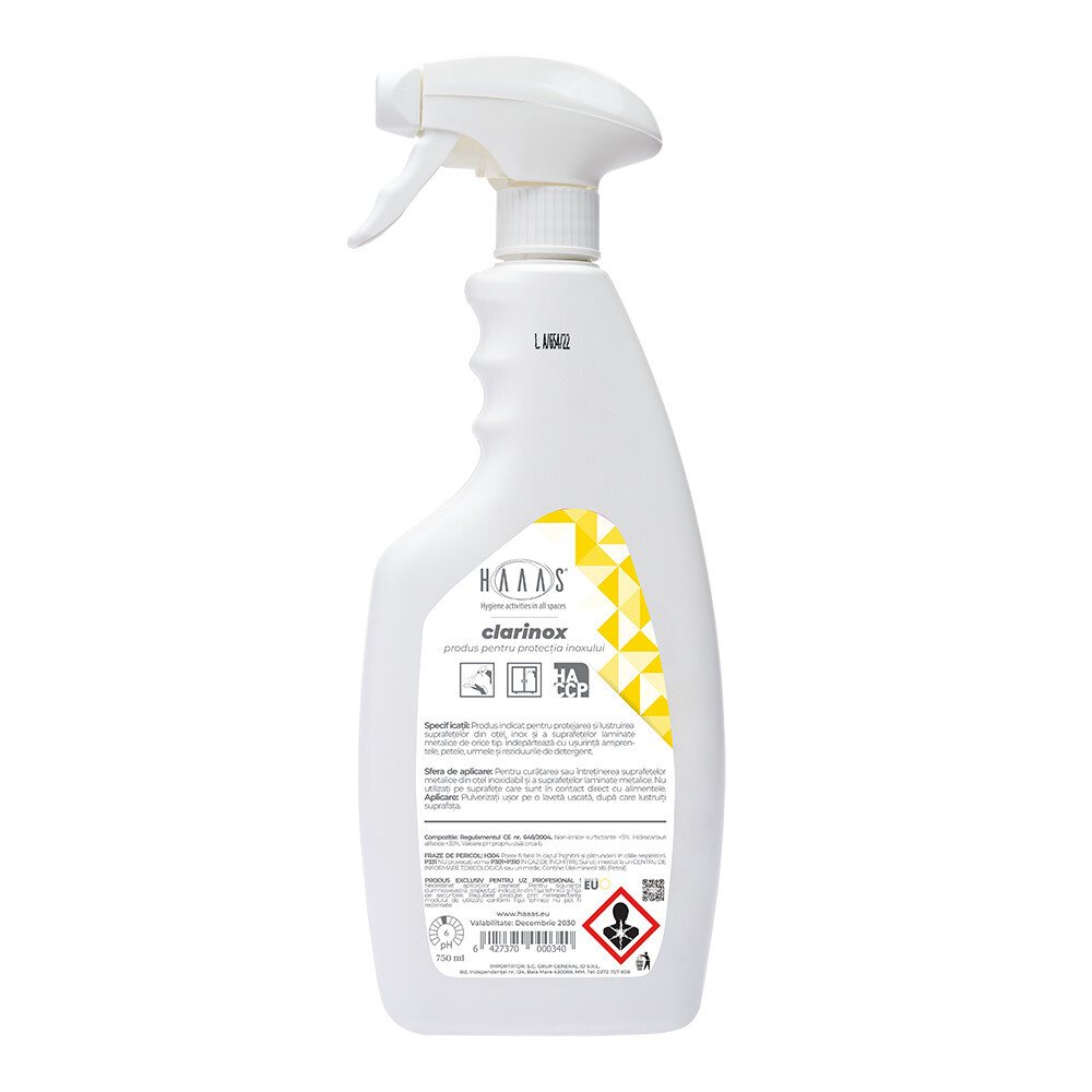 Solutie profesionala protejare inox 750 ml Clarinox HAAAS