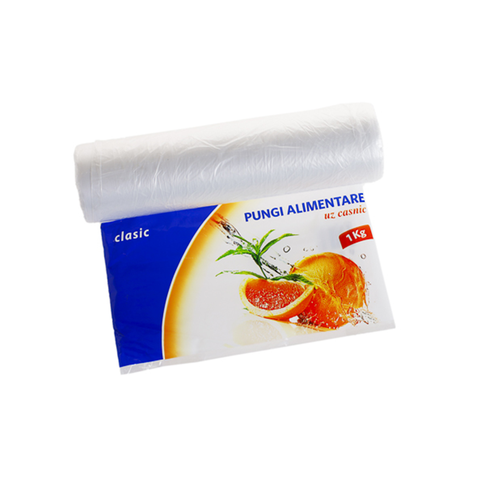 Pungi alimentare 350 buc/rola, 1 kg, Clasic Safir