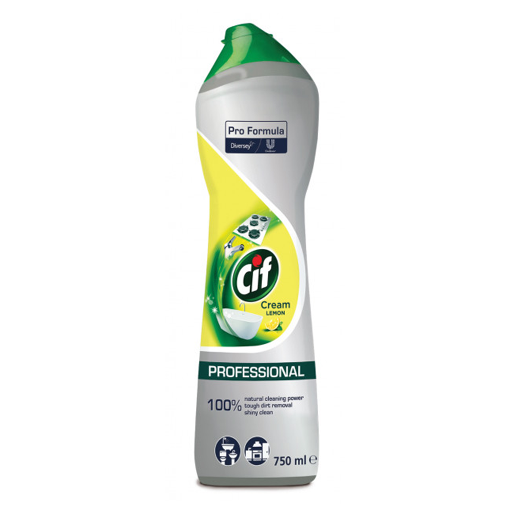 Cif Cream Lemon 750ml – curatare profunda si parfum fresh