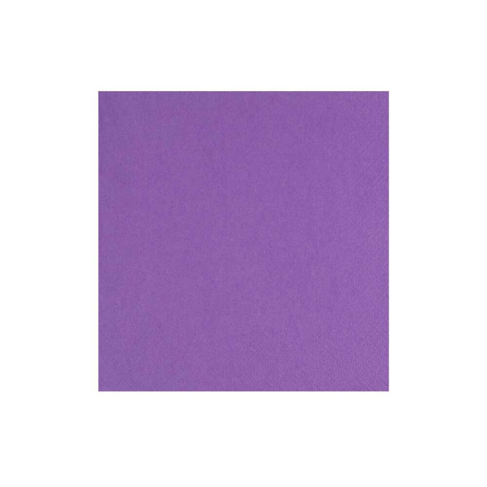 Servetele masa violet, 2 straturi, 33x33 cm, 50buc/pachet