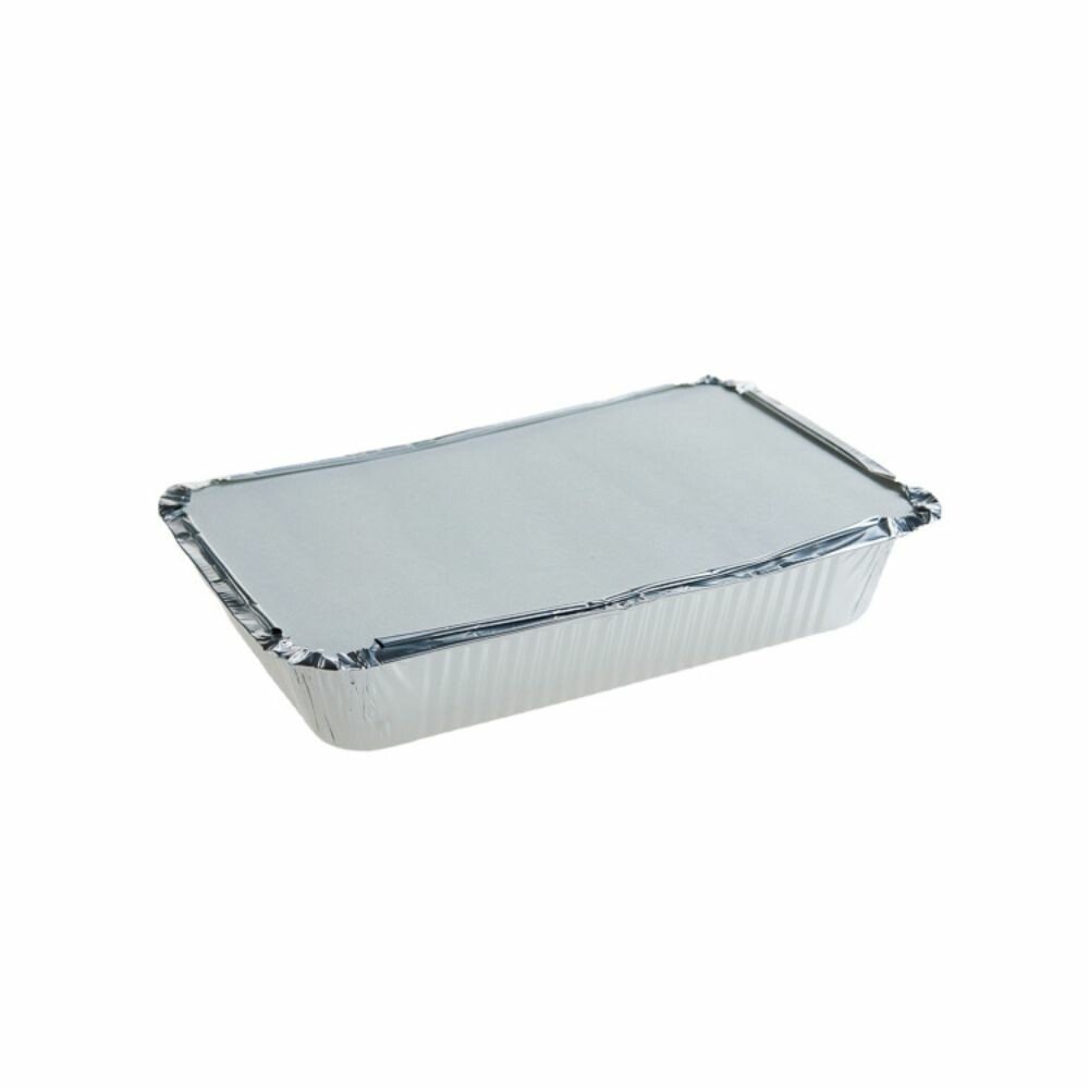 Caserola aluminiu cu capac 901L – 100buc/set - profesional
